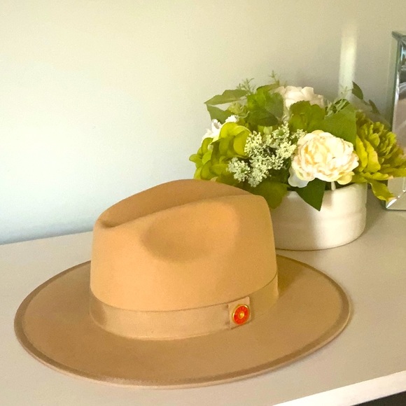 Keith and James | Accessories | Keith James Golden Honey Queen Fedora ...